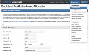 Portfolio Visualizer – Rob Berger