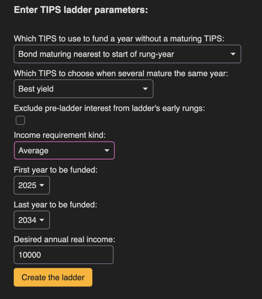 TIPS Ladder – ROB BERGER